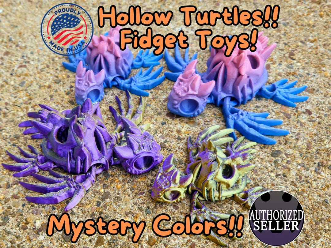 Hollow Turtle Fidget Toys - Halloween Decoration - Various Sizes and ...