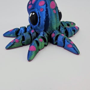 Articulating Octopus Fidget Toy - Collectible Figurine - ADHD, Autism ...