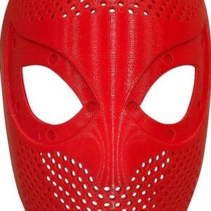 Spider-man Face Shell 3D Printed Mask - Homecoming Spiderman - Amazing ...