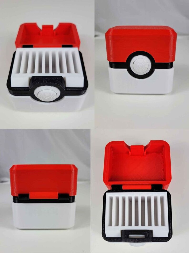 Nintendo Switch & 3DS Pokemon Pokeball Game Case Holder for - Etsy