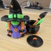 Spooky Scary Witch With Cauldron Articulating Joints Halloween Toys and ...