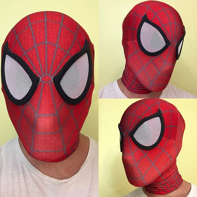 Spider-man Face Shell 3D Printed Mask Homecoming Spiderman - Etsy
