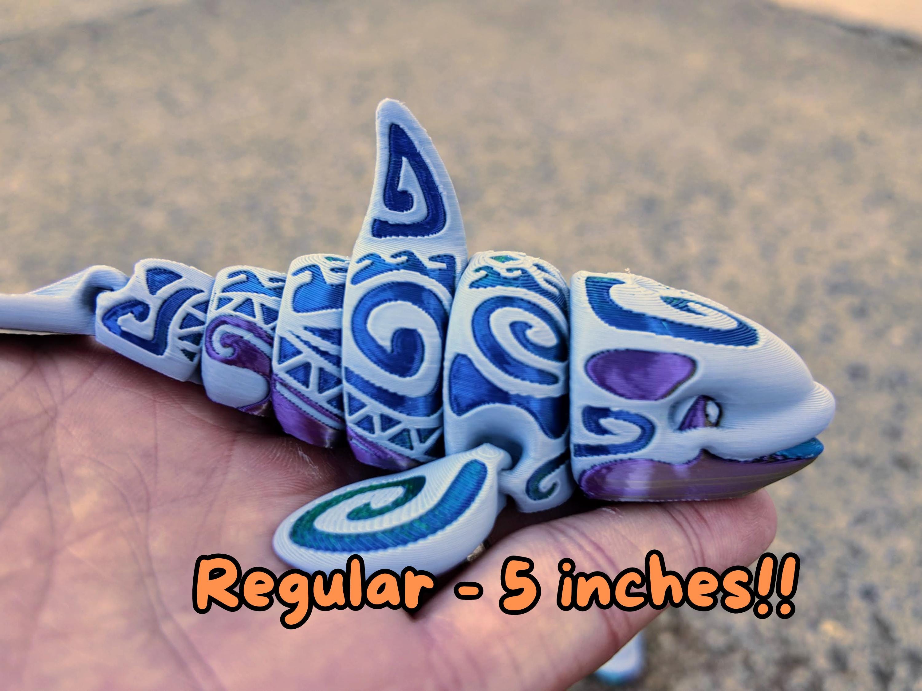 Tattooed Orca Articulating Fidget Toy - Mystery Colors - Joints ...