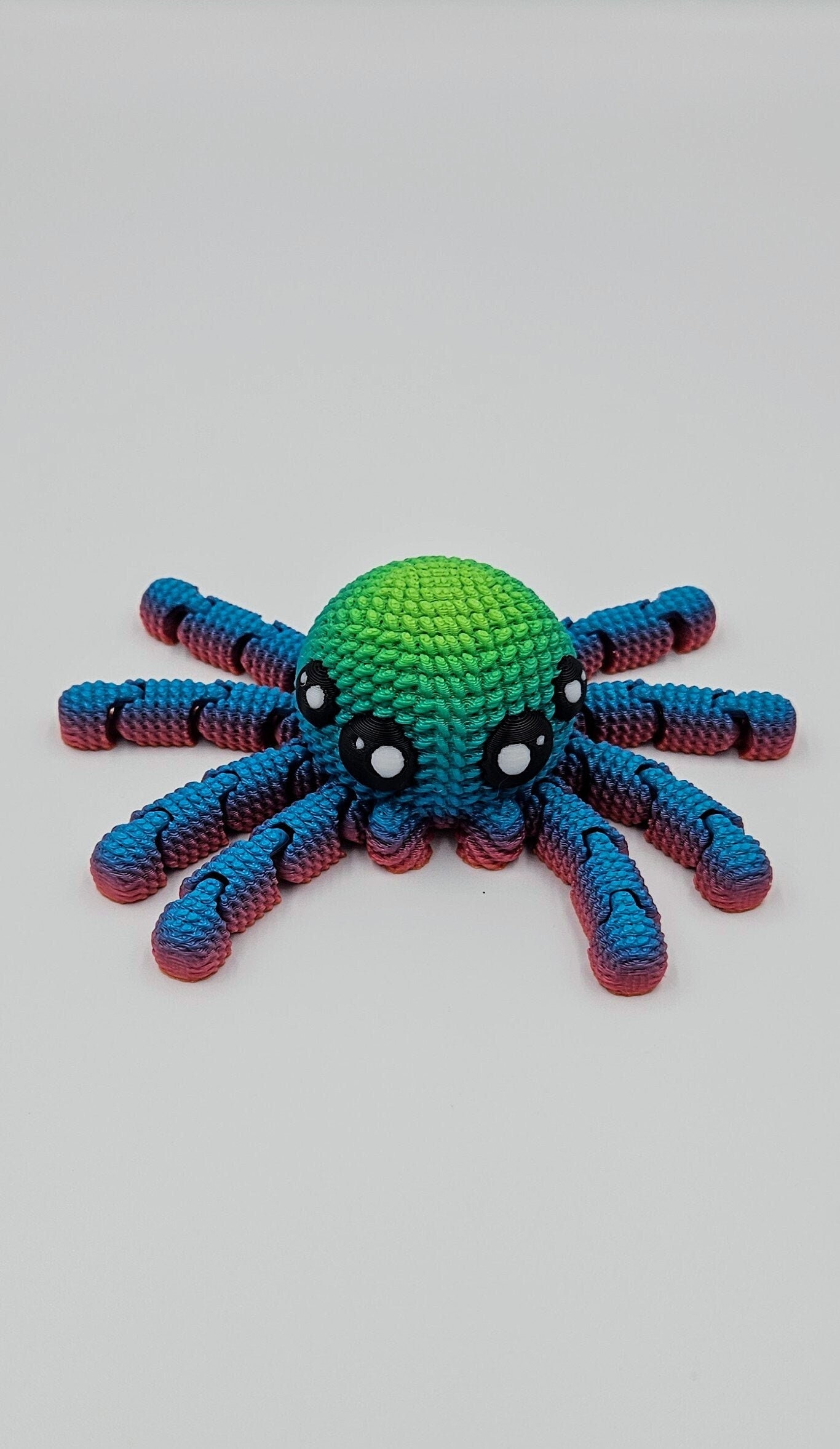 Crotchet Spider Fidget Toy - 3D Printed Flexi Spiders Flexible ADHD ...
