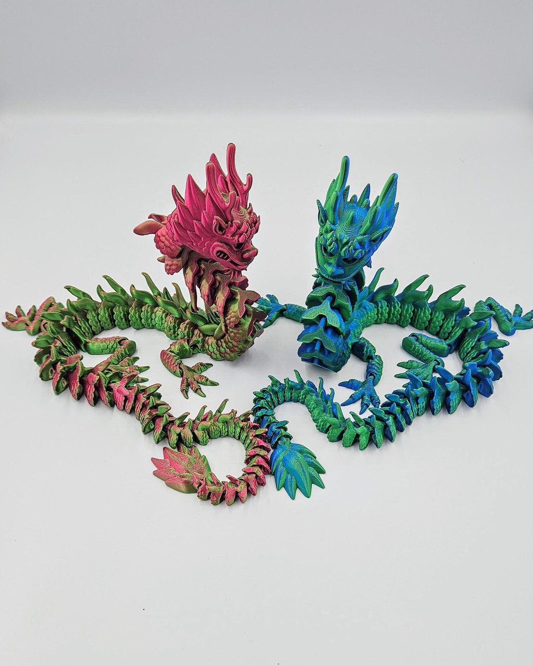 Imperial Dragon Articulating Fidget Toy Articulated Joints, Flexible ...
