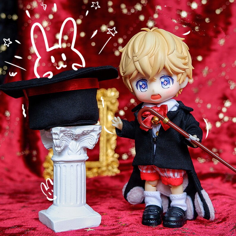 Nendoroid Clothes Obitsu11 Clothes 1/12 BJD Doll Magic Cat - Etsy