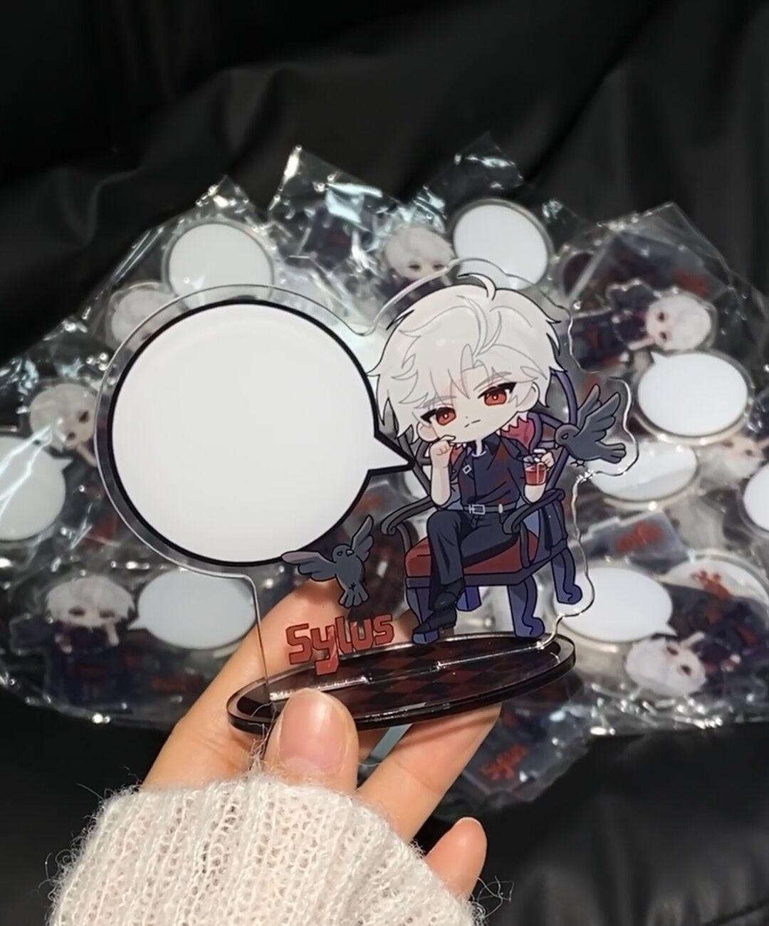 Love and Deepspace Sylus Cartoon Acrylic Standee シン、진운 Standee Sylus ...