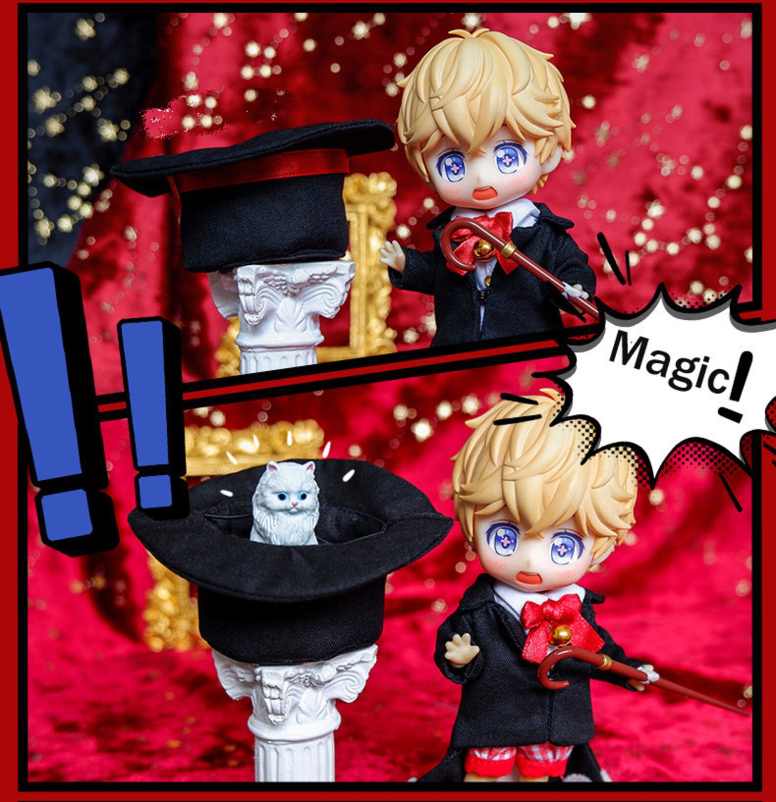 Nendoroid Clothes Obitsu11 Clothes 1/12 BJD Doll Magic Cat - Etsy