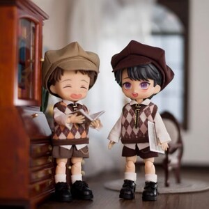 Nendoroid Ob11 Doll Clothes Rhombus British Style Vest Suit College ...