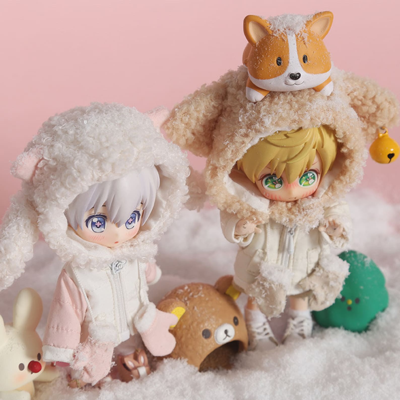 Cotton Clothes Hat Gloves Suit Animal Down Jacket Nendoroid | Etsy