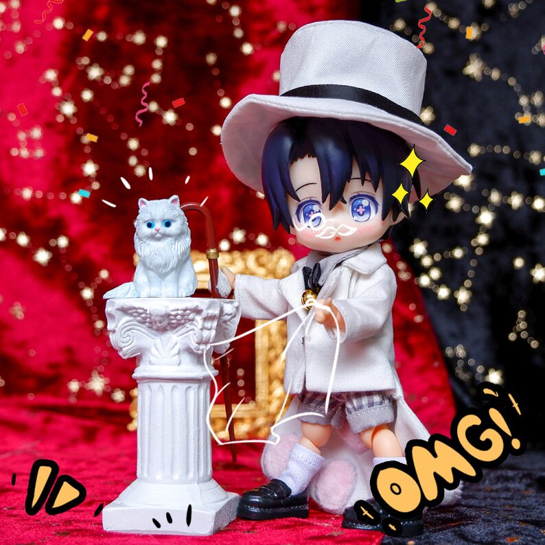 Nendoroid Clothes Obitsu11 Clothes 1/12 BJD Doll Magic Cat - Etsy