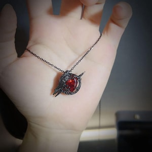 Love and Deepspace Sylus Crow Brooch Crow Necklace Crow Ring Earrings ...