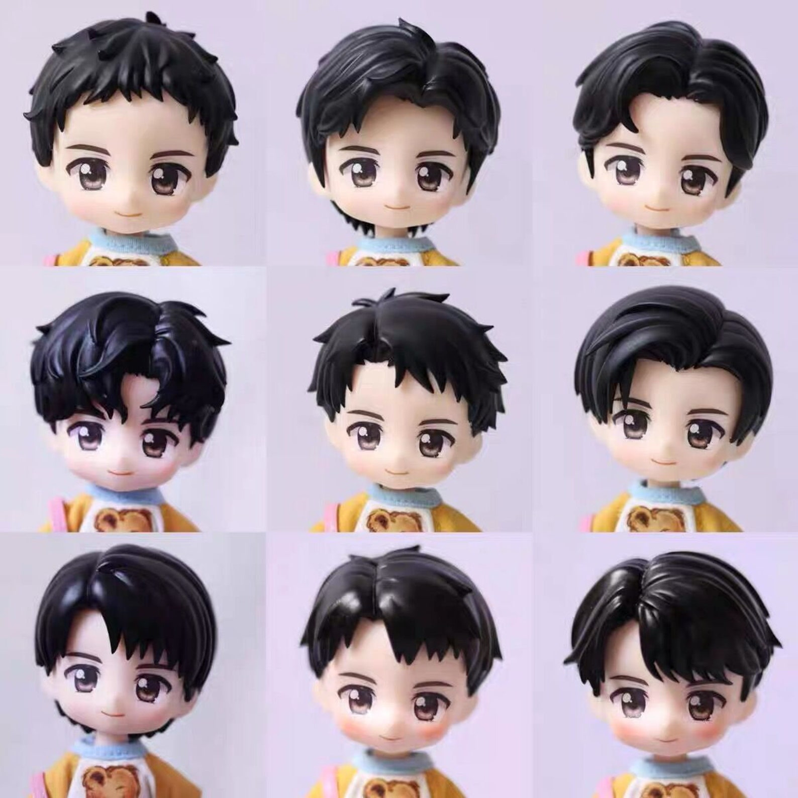Nendoroid Hair, Nendoroid Short Hair Color Changeable Upon Request - Etsy