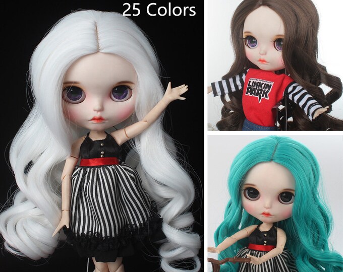 BJD Wig 25 Colors to Choose From 1/3 1/4 1/6 1/8 Fashion Long - Etsy