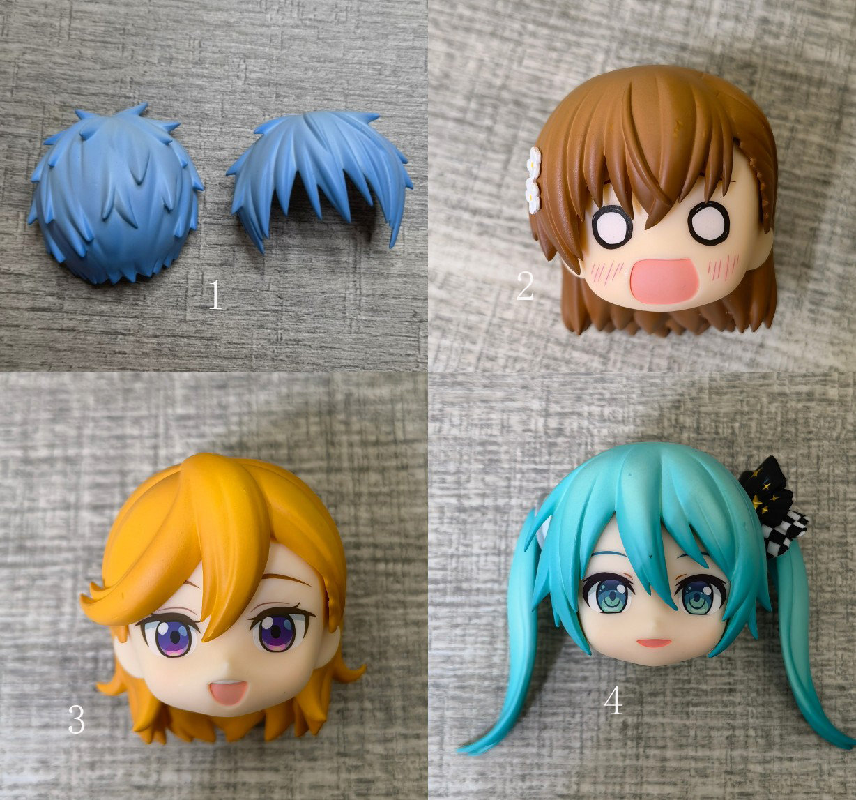 Character Hair Nendoroid Hair Nendoroid Custom Hair Change - Etsy