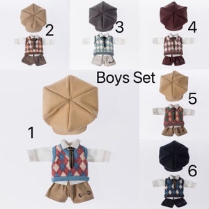 Nendoroid Ob11 Doll Clothes Rhombus British Style Vest Suit College ...