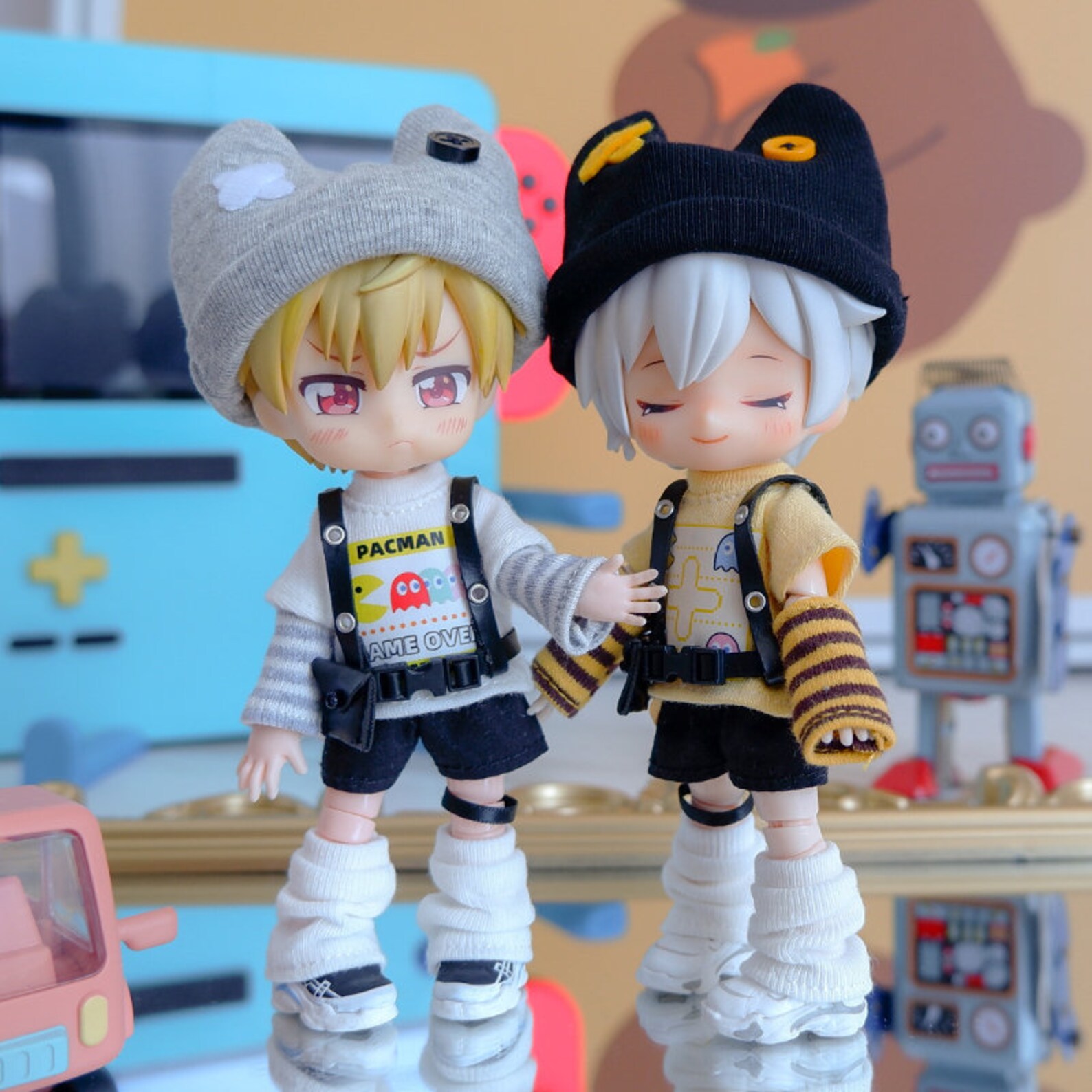 Game Set Hat Socks 6-piece Set Nendoroid Clothes Obitsu11 - Etsy