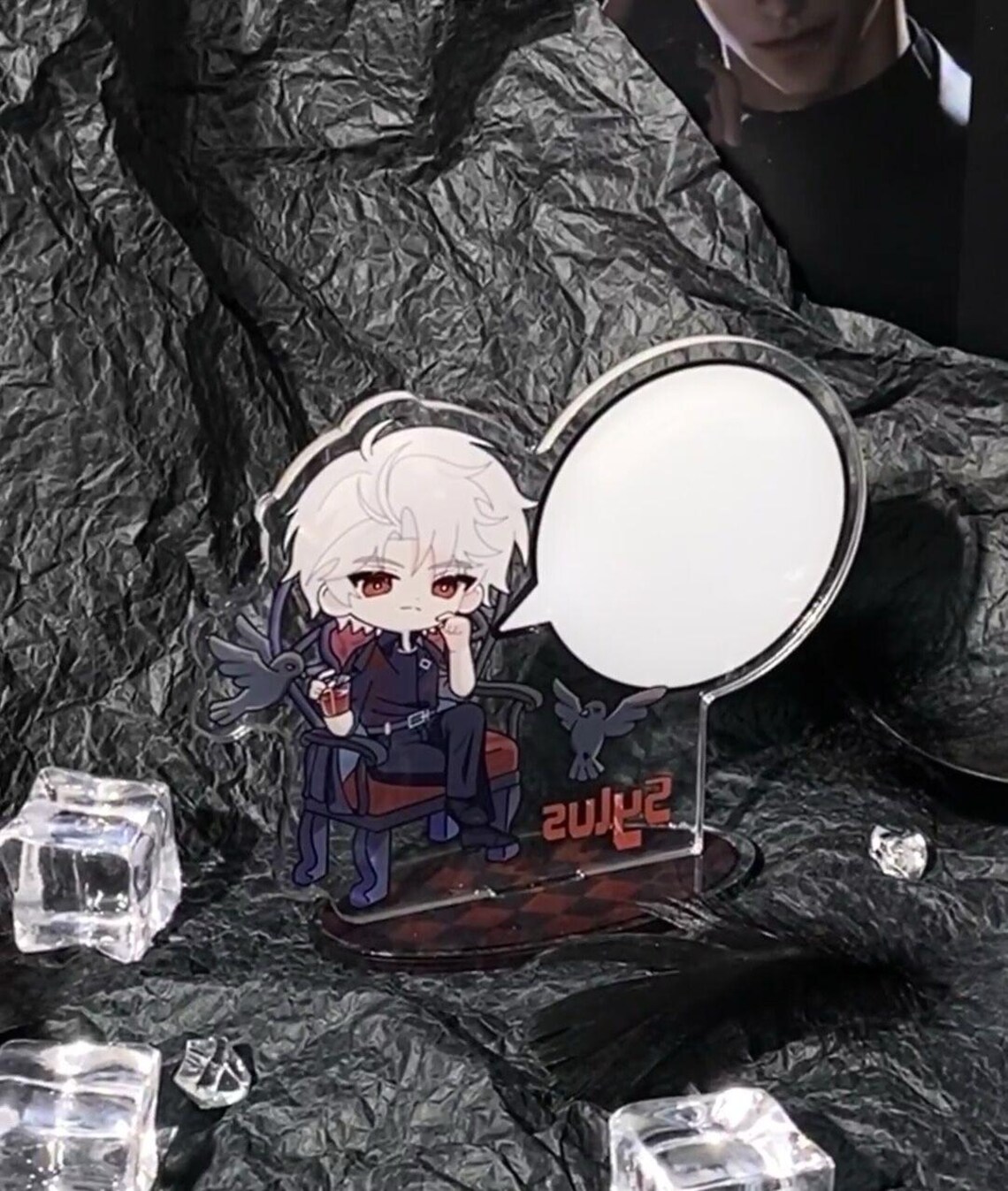 Love and Deepspace Sylus Cartoon Acrylic Standee シン、진운 Standee Sylus ...