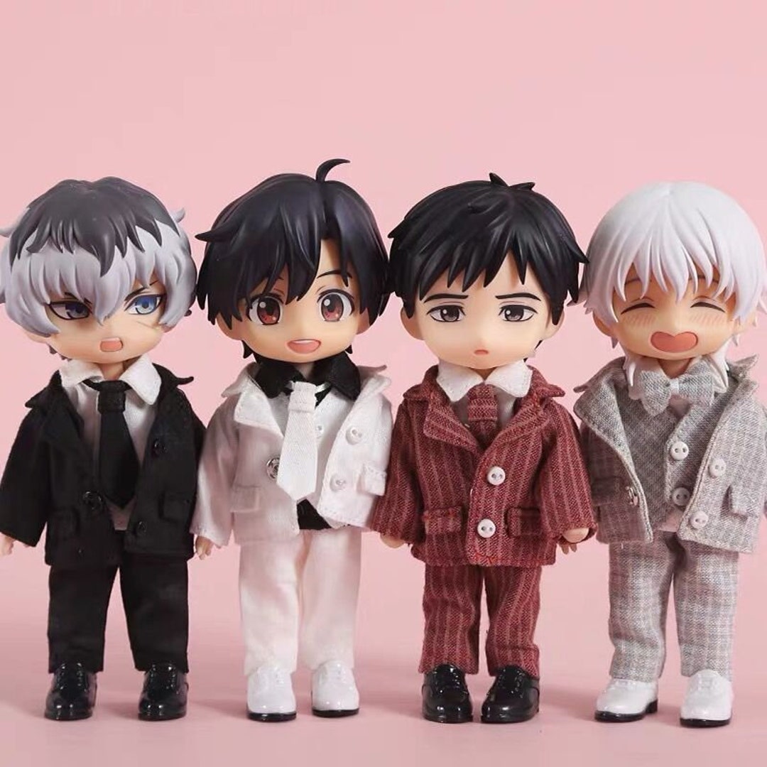 6pcs Obitsu11 Dolls Clothes 3 Colors Suit for OB11, Obitsu11 ,1/12 BJD ...