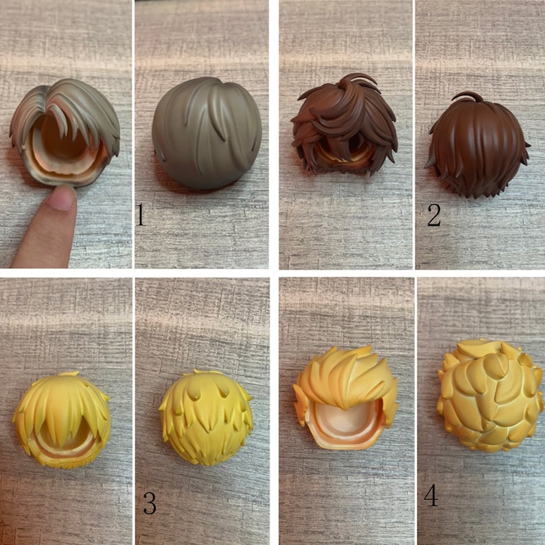 Nendoroid Hair Nendoroid Custom Hair Change Color Obitsu11 1/12 BJD - Etsy