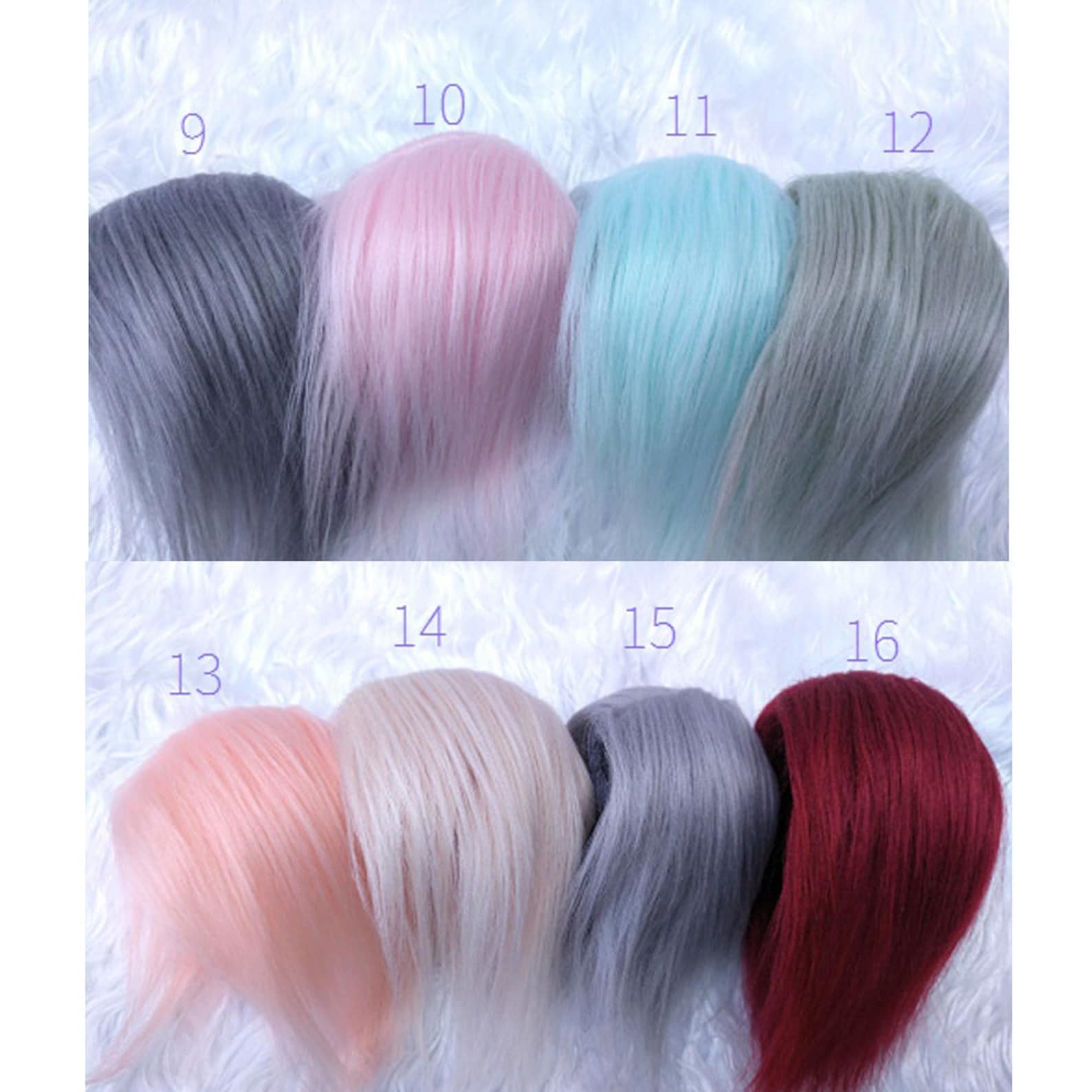 BJD Wig SD Msd Yosd Dolls Wig 3-4 5-6 6-7 - Etsy Canada