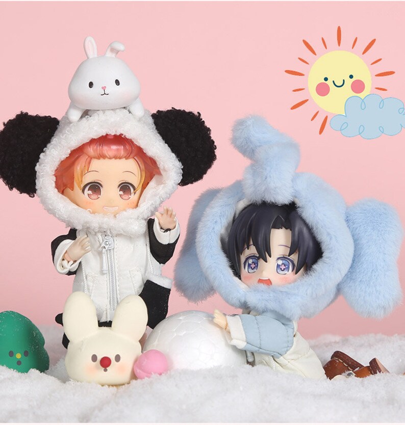 Cotton Clothes Hat Gloves Suit Animal Down Jacket Nendoroid | Etsy