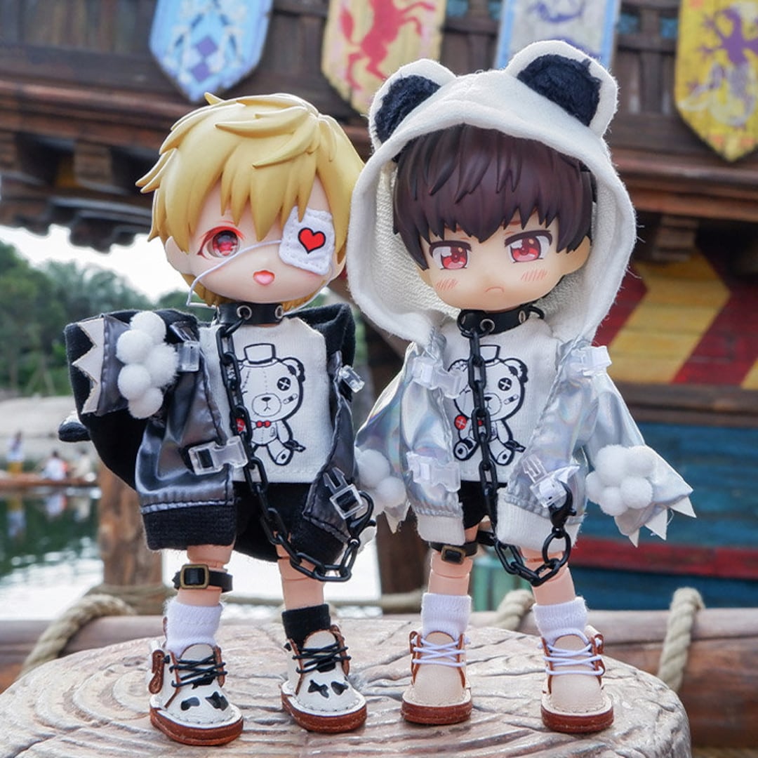 Nendoroid Clothes Obitsu11 Clothes Bear Clothes Bright Silver Coat - Etsy