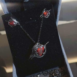 Love and Deepspace Sylus Crow Brooch Crow Necklace Crow Ring Earrings ...