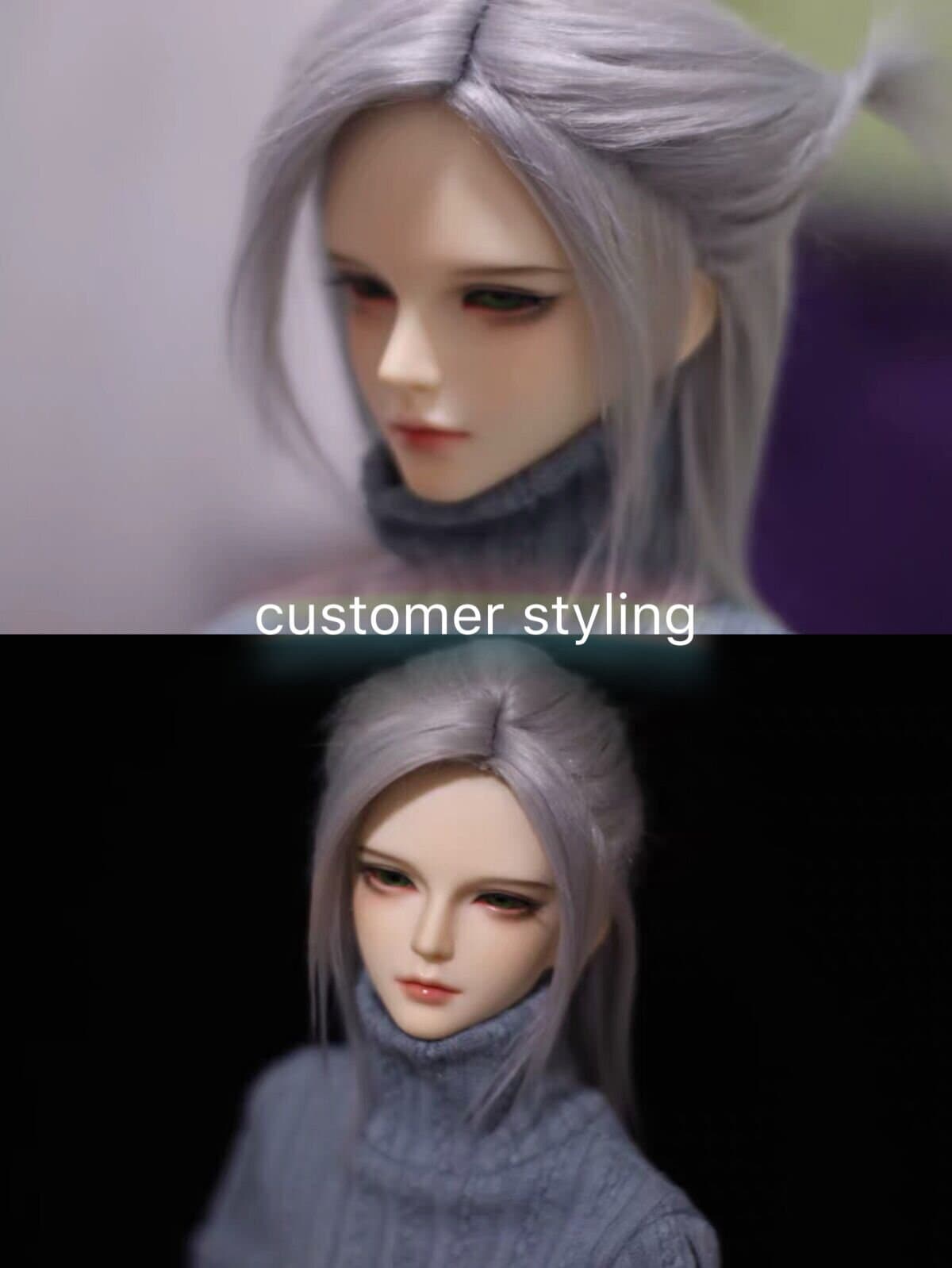 BJD Wig SD Msd Yosd Dolls Wig 3-4 5-6 6-7 - Etsy Canada
