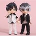 6pcs Obitsu11 Dolls Clothes 3 Colors Suit for OB11, Obitsu11 ,1/12 BJD ...