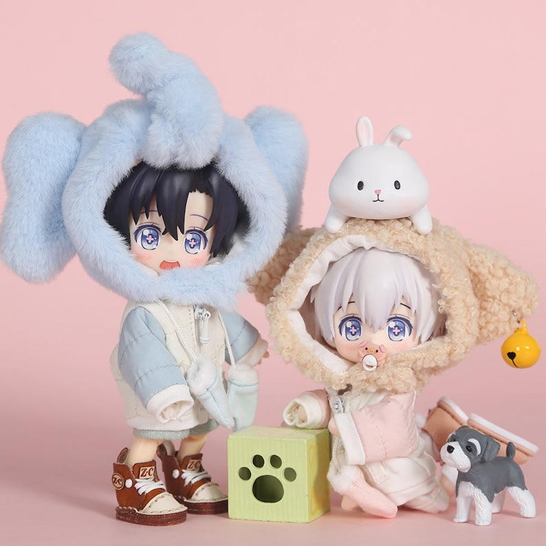 Cotton Clothes Hat Gloves Suit Animal Down Jacket Nendoroid | Etsy