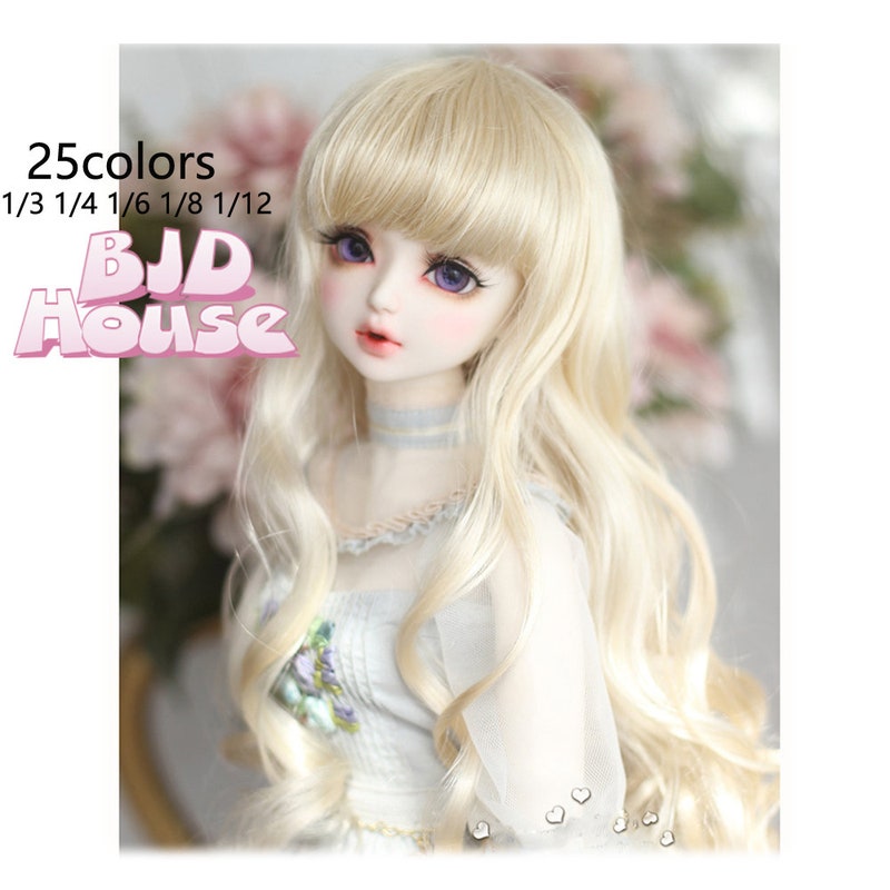 7/8 Wig Bjd Black - Etsy UK
