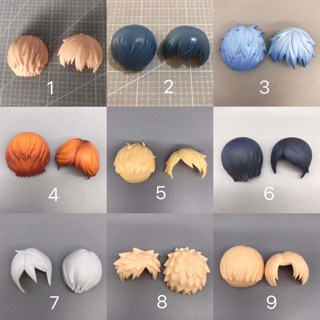 Nendoroid Hair Change Custom Color Nendoroid Short Hair - Etsy