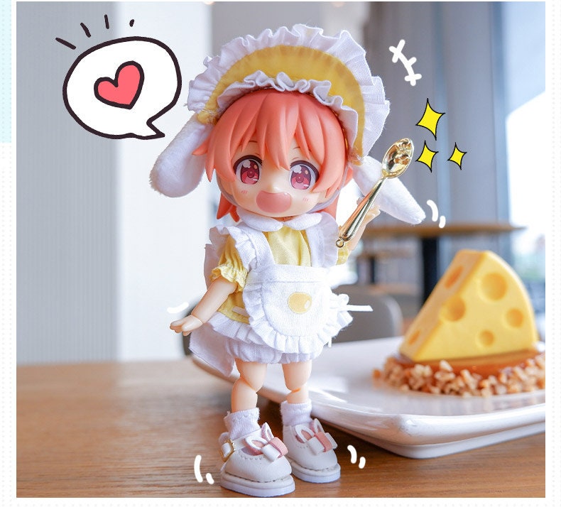 Maid Cook Food Set Nendoroid Clothes Obitsu11 1/12BJD Clothes - Etsy UK