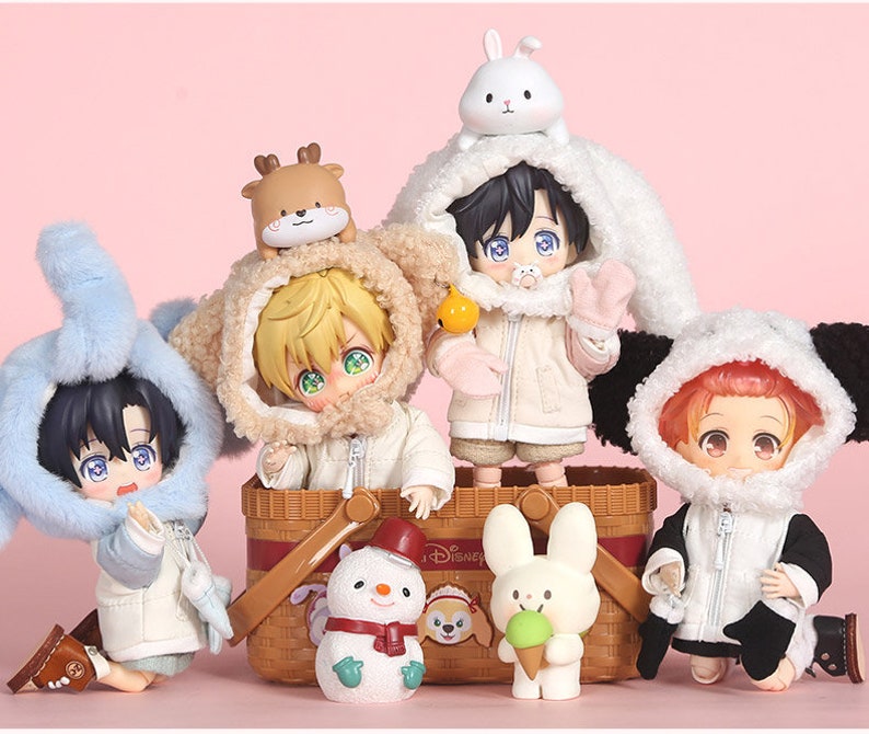 Cotton Clothes Hat Gloves Suit Animal Down Jacket Nendoroid | Etsy