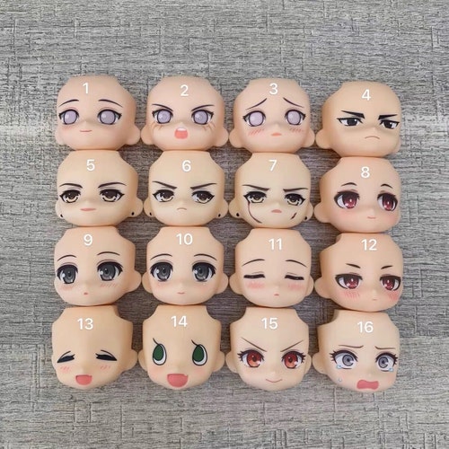 Nendoroid Face Replacement Face Whity Skin Natural Skin Face - Etsy