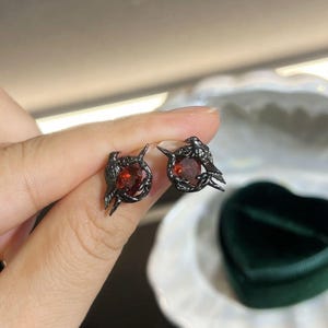 Love and Deepspace Sylus Crow Brooch Crow Necklace Crow Ring Earrings ...