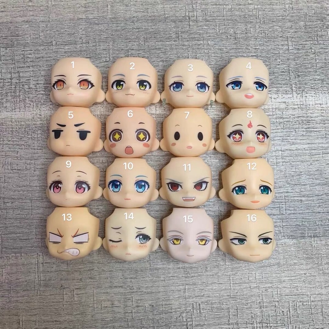 Nendoroid Face Replacement Face Star Eye Peas Eye - Etsy