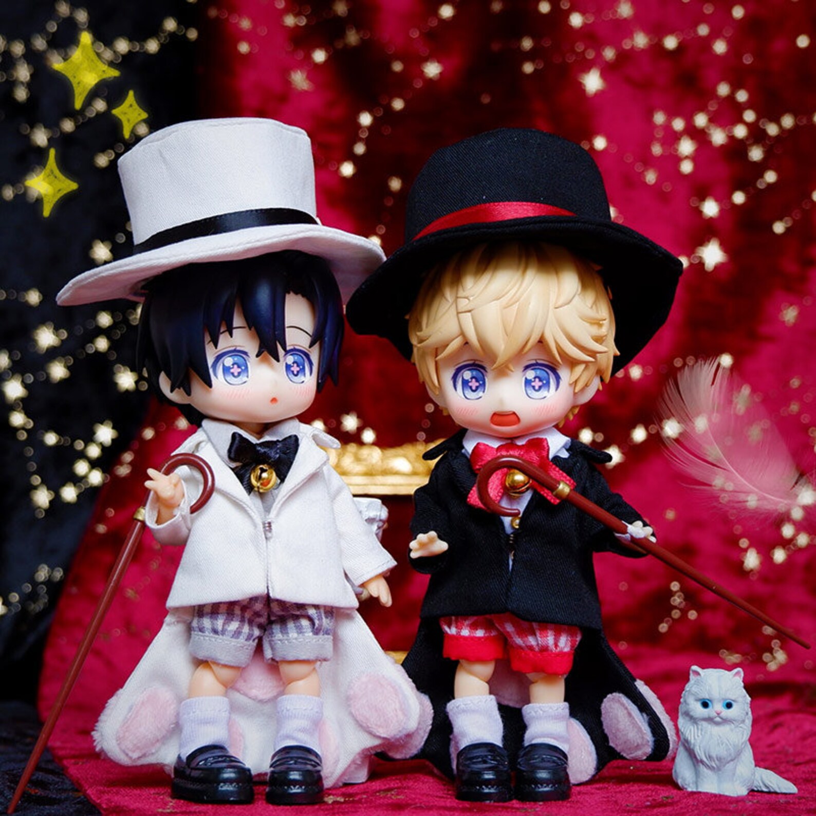 Nendoroid Clothes Obitsu11 Clothes 1/12 BJD Doll Magic Cat - Etsy