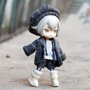 Nendoroid Clothes Suit Woolen Coat Beret Hat Obitsu11 Clothes - Etsy