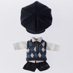 Nendoroid Ob11 Doll Clothes Rhombus British Style Vest Suit College ...