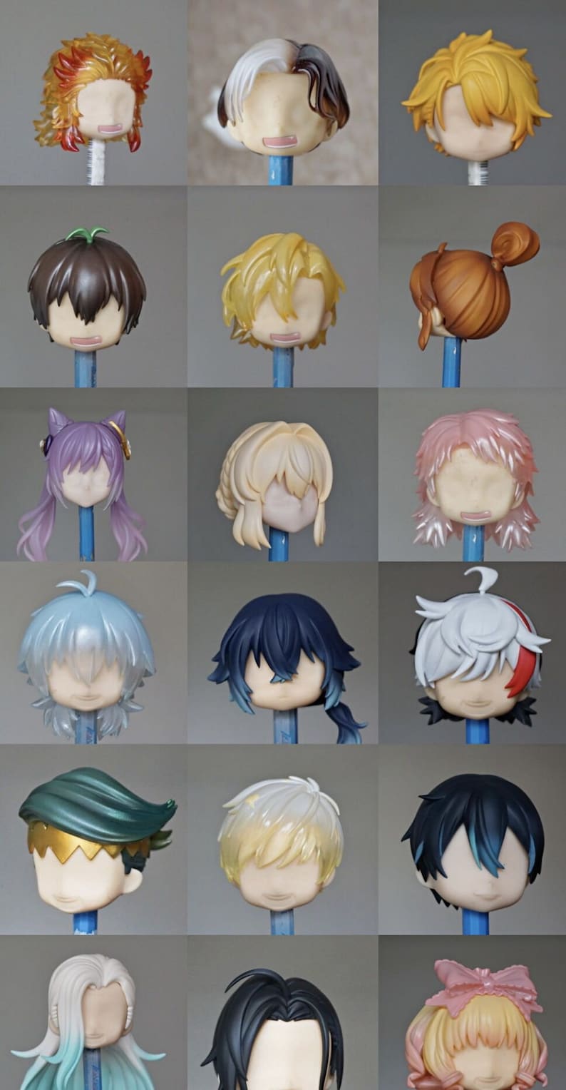 Nendoroid Hair Nendoroid Custom Hair Change Color - Etsy