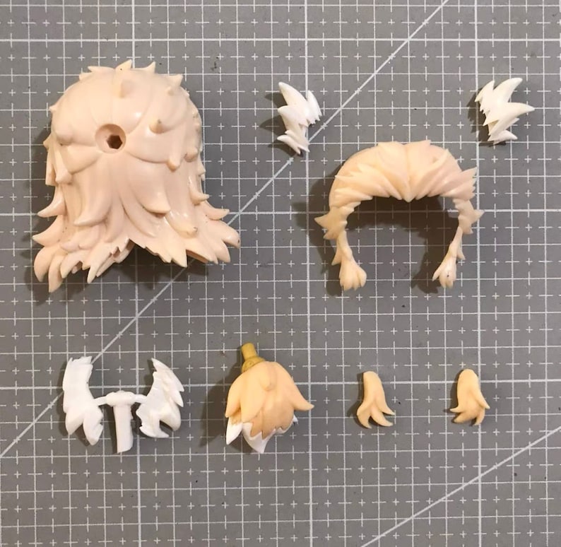 Nendoroid Hair Obitsu11 Hair Change Color Customization - Etsy