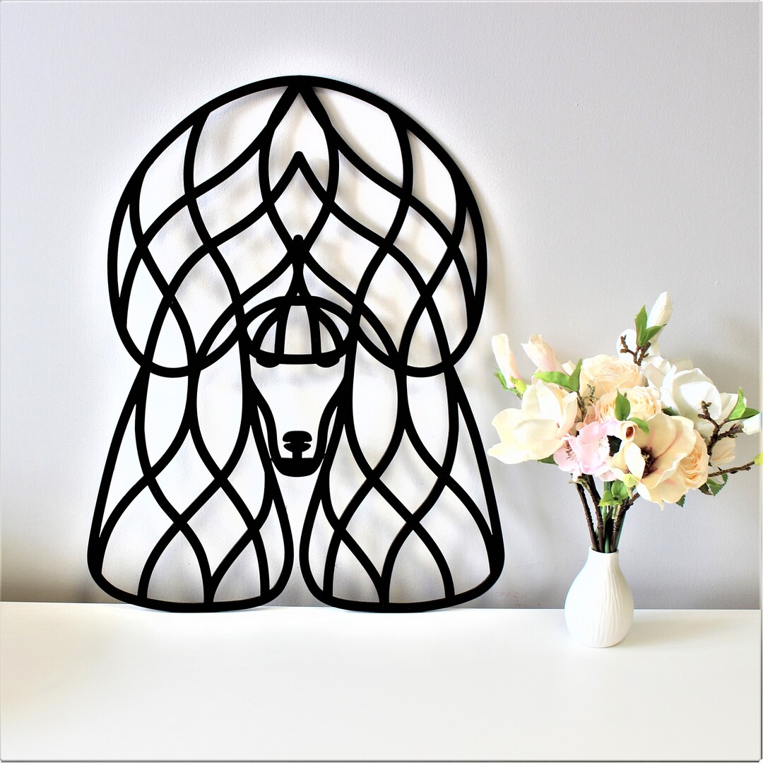 Poodle Wall Decoration. Poodle Decoration. Interior Decoration. Wooden ...