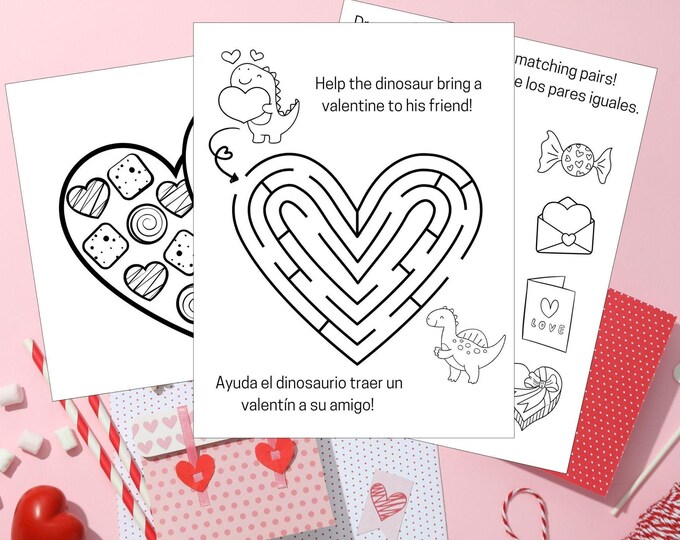 Juegos de San Valentin - Piensa Rápido | Imprimibles en español ...