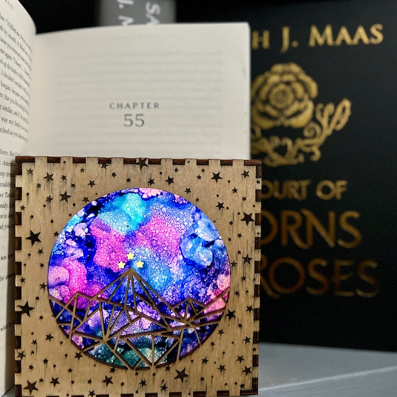 ACOTAR Night Court Art Light Box bookshelf Art BACK in - Etsy