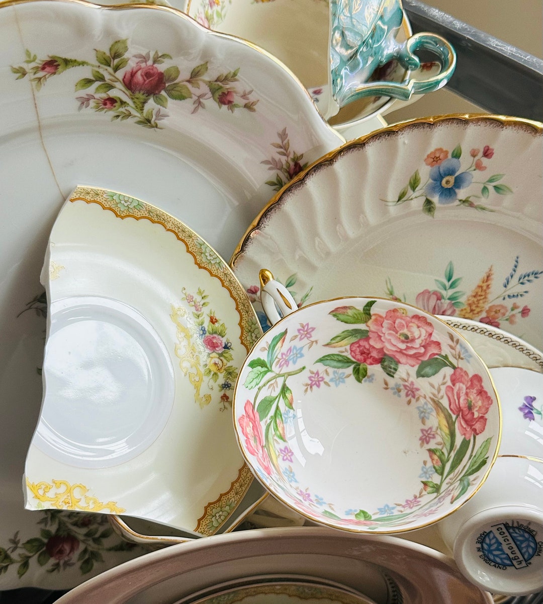 Broken China - Craft, Jewelry, and Mosaic Supplies - Etsy
