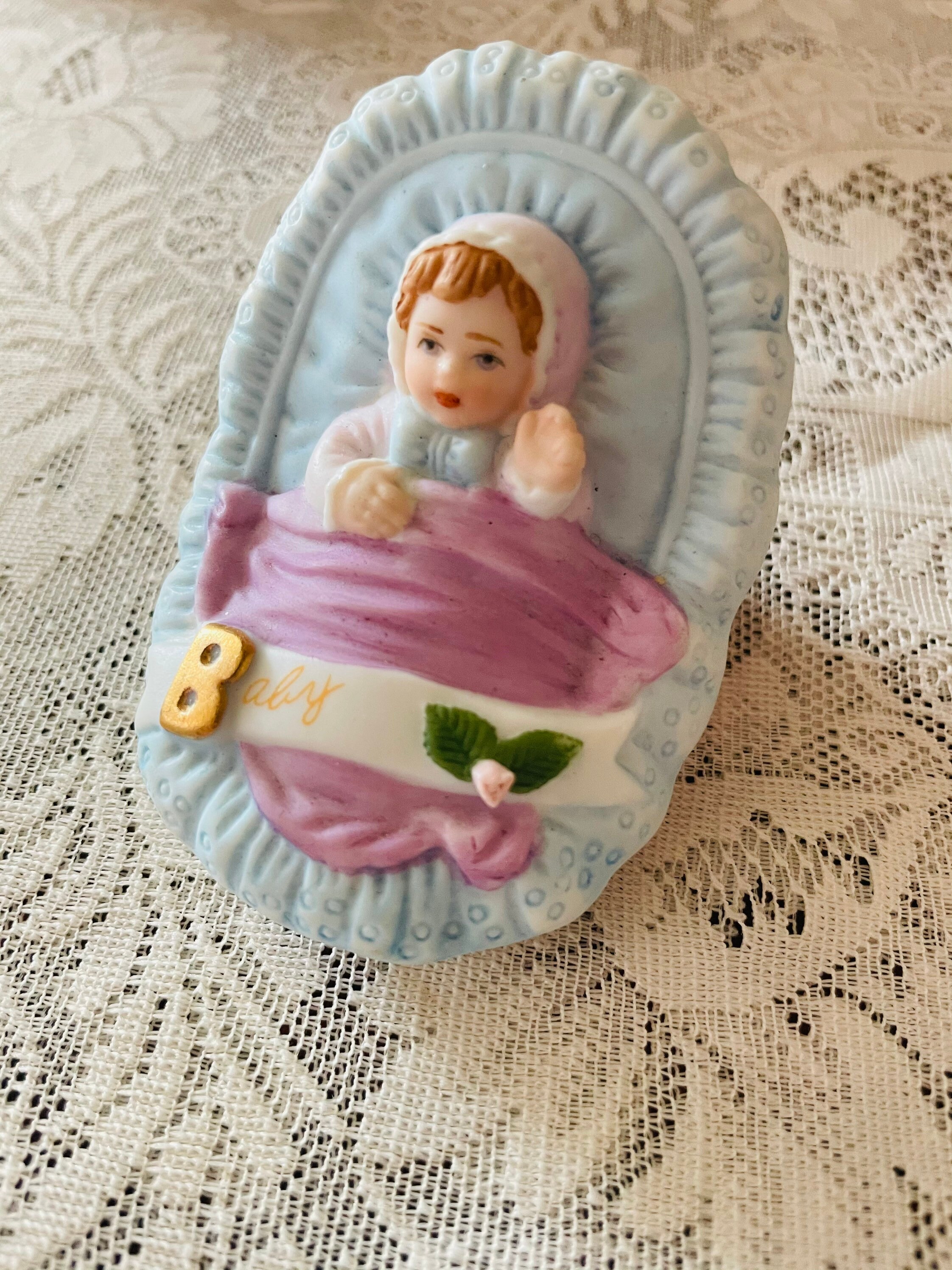New Baby Figurine Vintage Enesco Baby Figurine New Baby | Etsy