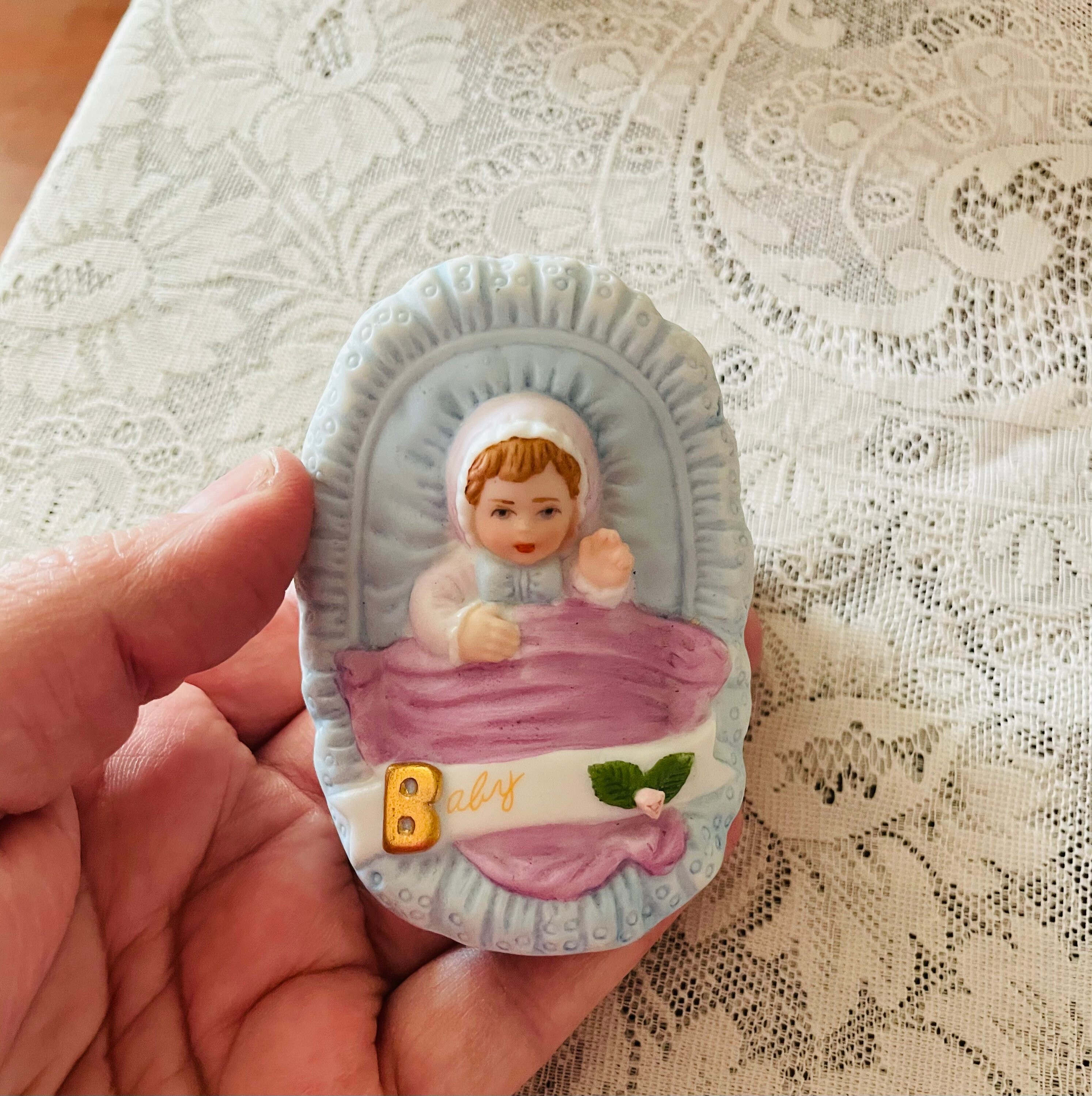 New Baby Figurine Vintage Enesco Baby Figurine New Baby | Etsy