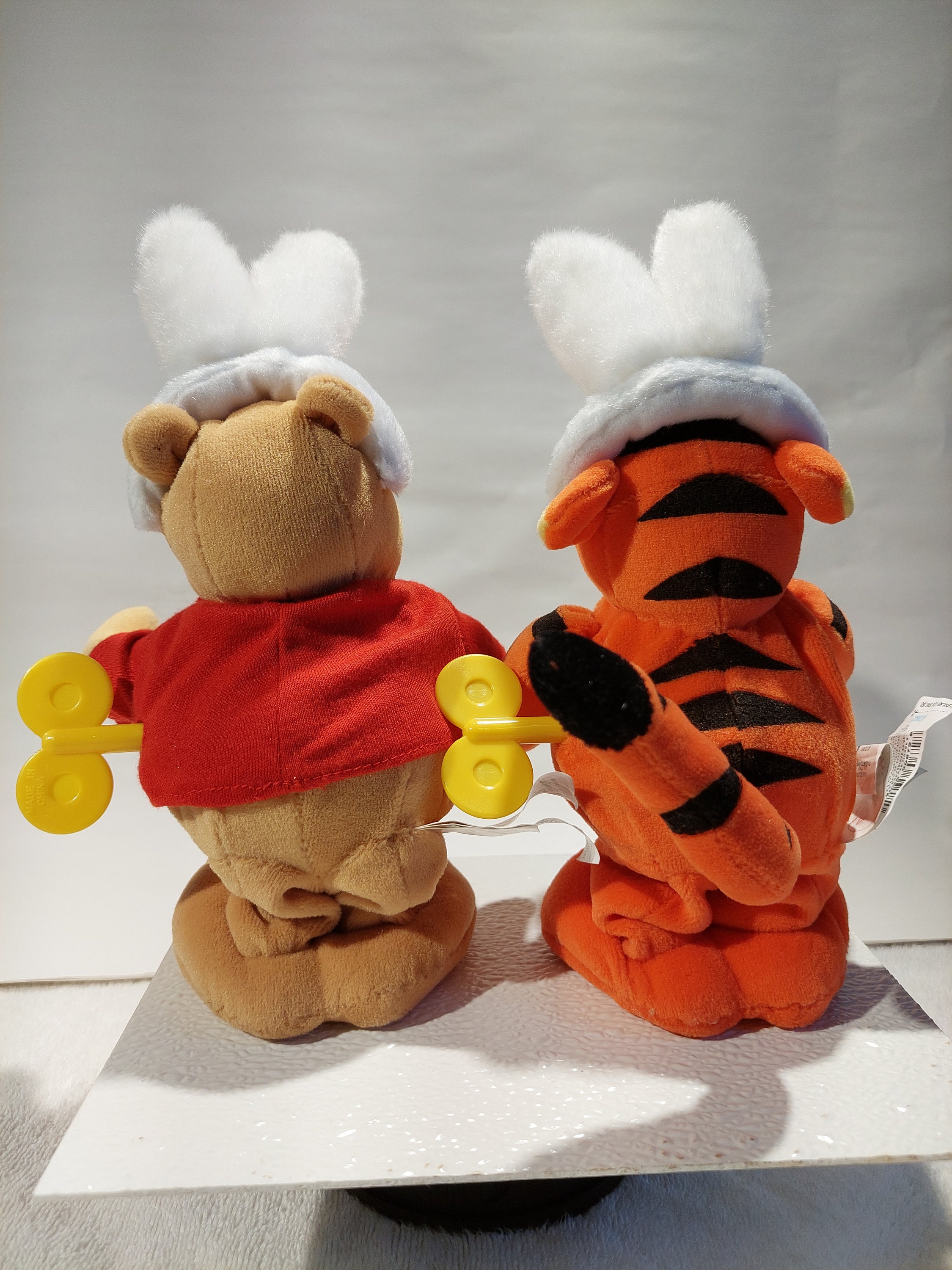 Easter Hopper Winnie the Pooh and Tigger With Matching Tag Number - Etsy